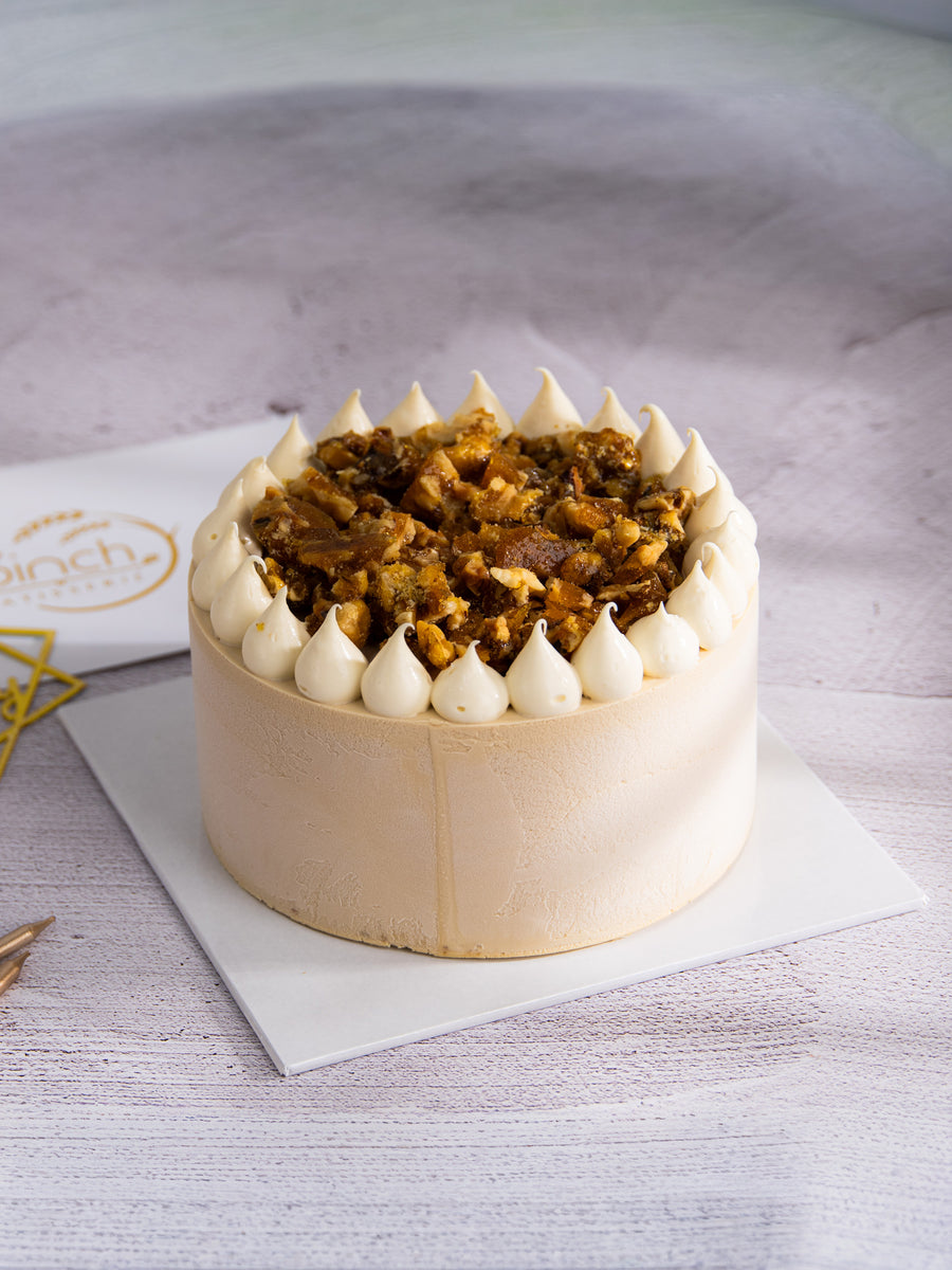 Tiramisu With Caramelized Almond Cake – Flower Sugar