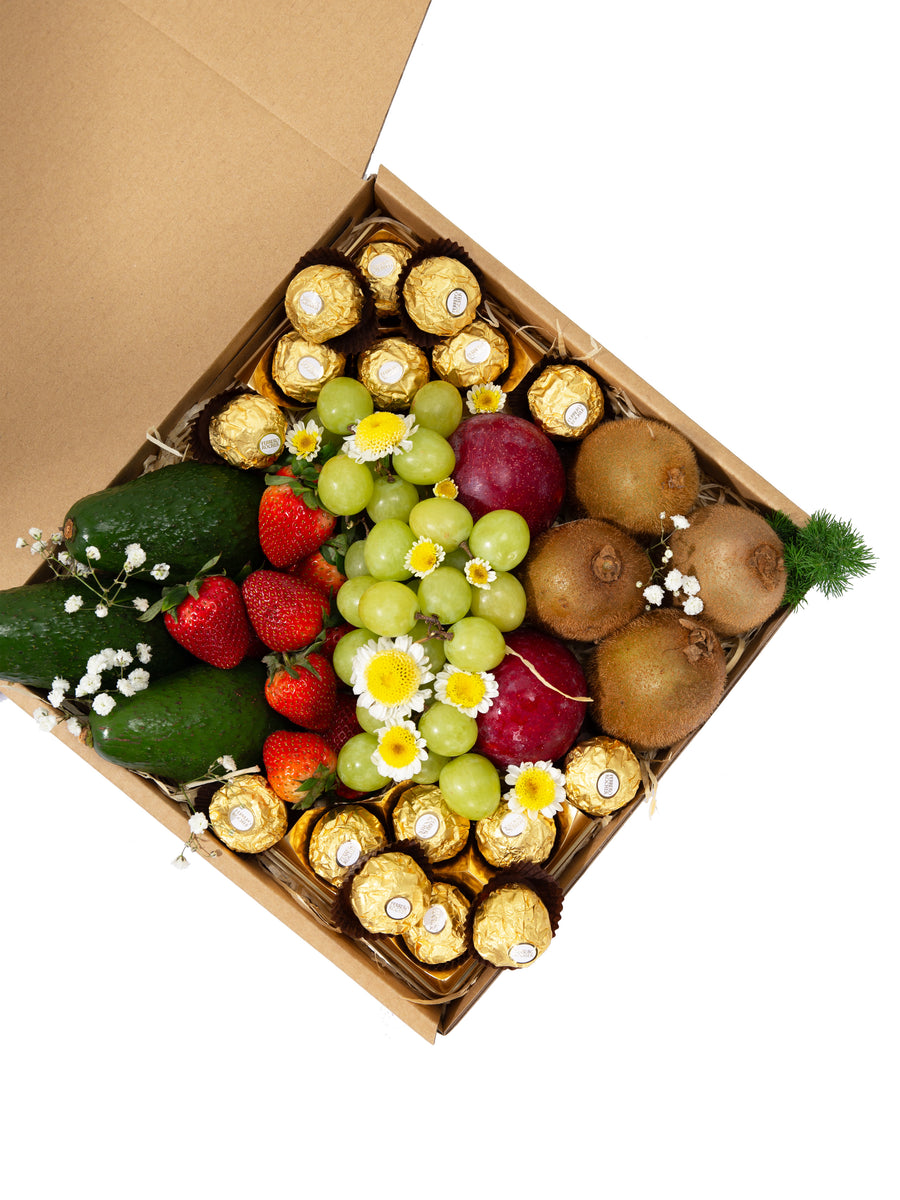 Gabriella Fruit Box | Avocado, Strawberry, Grape, Ferrero Rocher ...