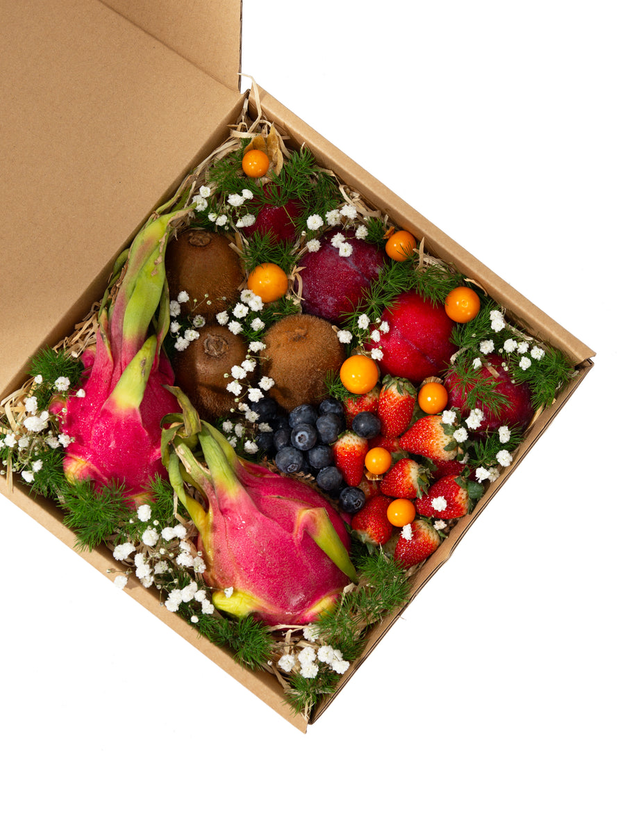 Ember Fruit Box | Dragon Fruit, Kiwi, Blueberry, Strawberry, Physalis ...